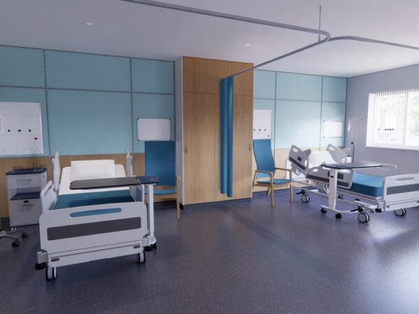 Exemplar room - acute 4-bed ward - Hygenius