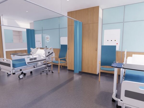 Exemplar room - acute 4-bed ward - Hygenius