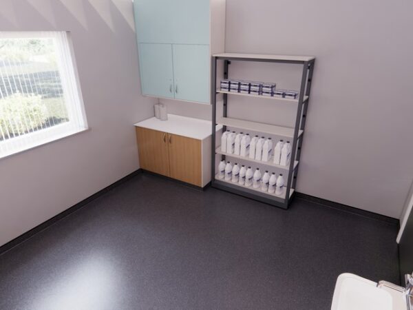 Exemplar room - dirty utility - Hygenius